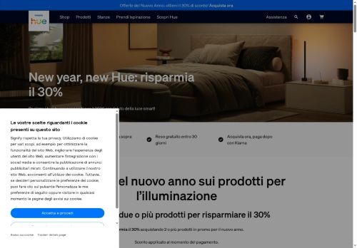 Codice sconto Philips Hue → Risparmia 40% a Marzo 2025